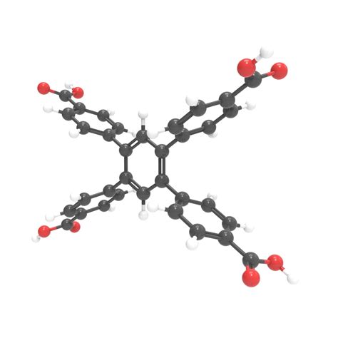 1 2 4 5 四 4 羧基苯基 苯 Cas 1078153 58 8 思斐迩3d科学模型素材库