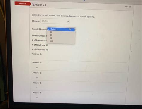 solved incorrect question 34 select the correct answer from