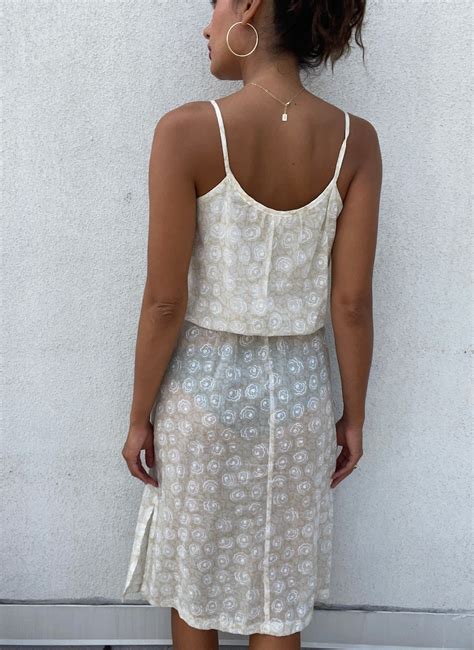 80s Floral Sheer Sundress Vintage Etsy