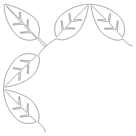 Zigzag Leaf Anne Bright Designs