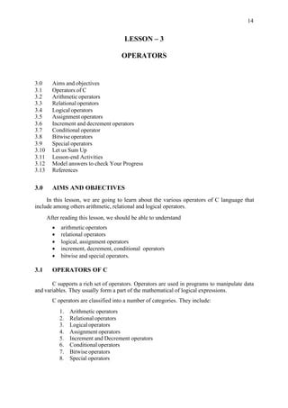 C Tutorial PDF