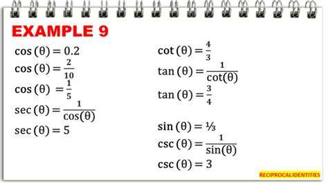 Reciprocal Identities In Trigonometry With Examples Hubpages