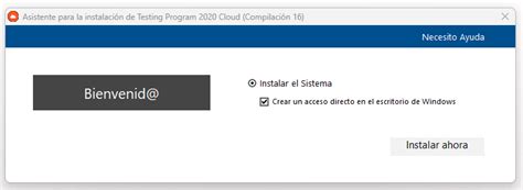 Instalar Los Recursos Testing Program Cloud Testing Program