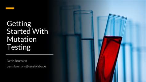Getting Started With Mutation Testing Speaker Deck