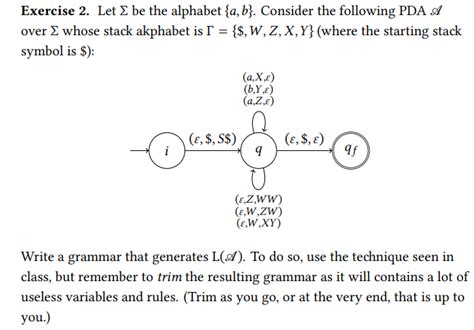 solved exercise 2 ﻿let ∑be ﻿the alphabet {a b} ﻿consider