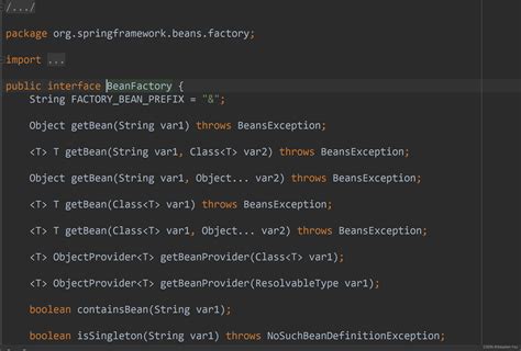 beanfactory和factorybean区别（附beanfactory和applicationcontext的区别） csdn博客