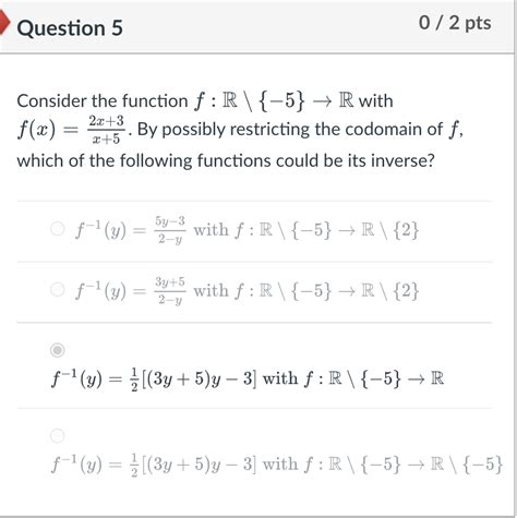 solved consider the function f r {−5}→r with f x x 52x 3