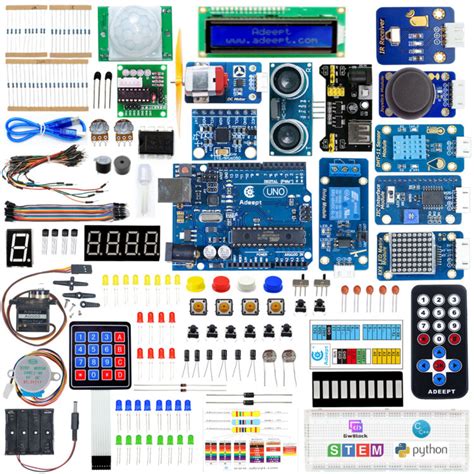 adeept upgrade ultimate starter kit compatible with arduino ide c and