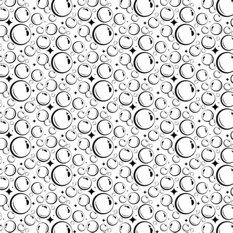 Premium Vector Soap Bubbles Seamless Pattern Vector Background