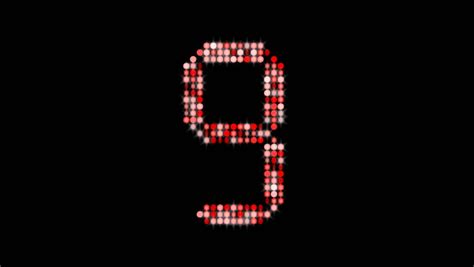 Countdown Timer Red Alpha Channel Stock Footage Video Royalty Free Shutterstock