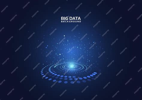 Premium Vector Big Data Visualization Abstract Technology Innovation