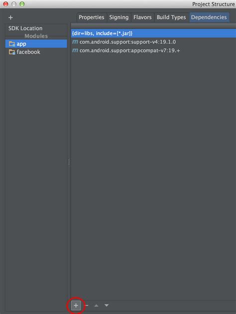 Import Facebook SDK On Android Studio Stack Overflow