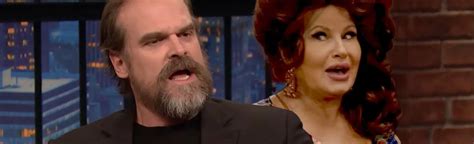 Jennifer Coolidge Got Mad At David Harbour For Not Strangling Her Hard