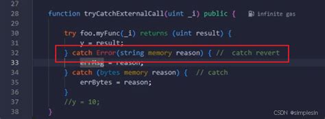 再学：error错误处理与try Catch Andand 创建合约 New、最小代理、create2try Catch的error Csdn博客
