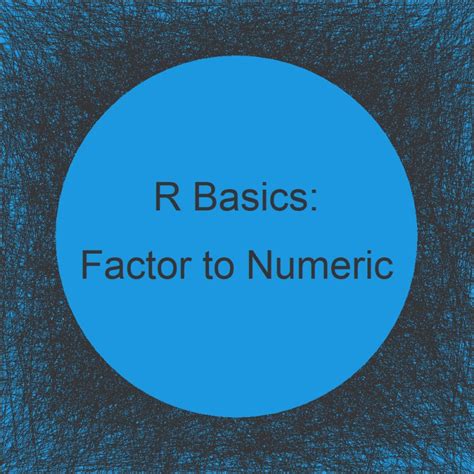 Joachim Schork On Linkedin How To Convert Factor To Numeric In R