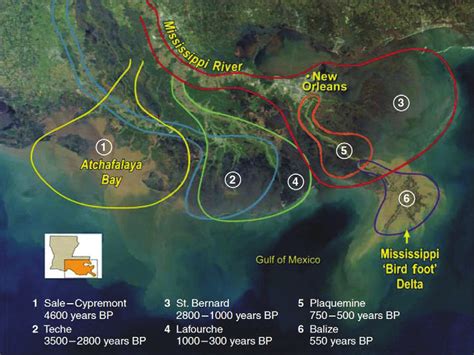The Deltaic Plain Landmass Was Built By A Sequence Of Overlapping Download Scientific Diagram