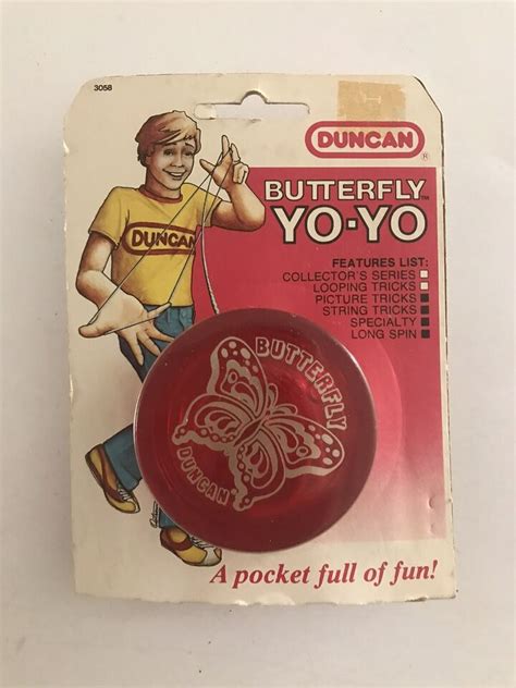 Vintage First Duncan Butterfly Yo Yo Model New Ebay