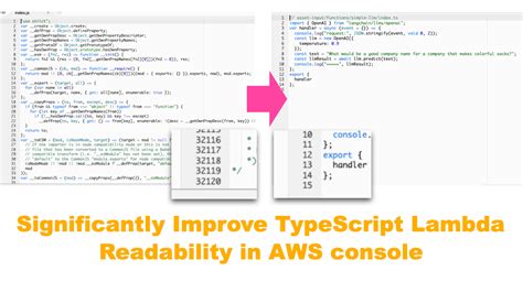 Significantly Improve Typescript Lambda Function Readability In Aws