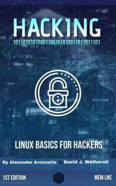 Download Hacking Linux Basics For Hackers PDF By Aronowitz Alexander