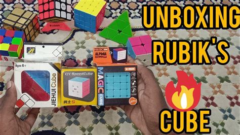 Rubiks Cube Unboxing L Three Puzzle Unboxing L🔥 Youtube