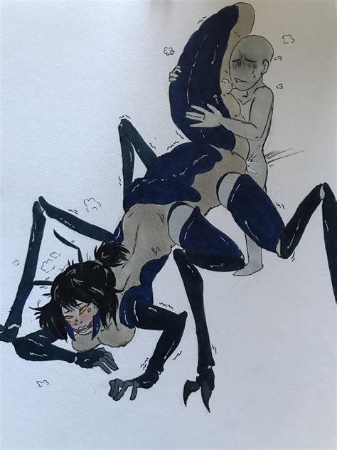 Hand Drawn Bug Fucking R MonsterGirl