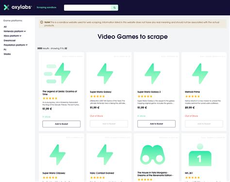 scraping sandbox oxylabs