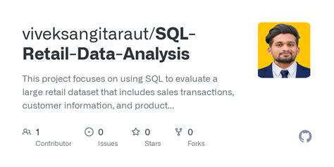 Github Viveksangitarautsql Retail Data Analysis This Project