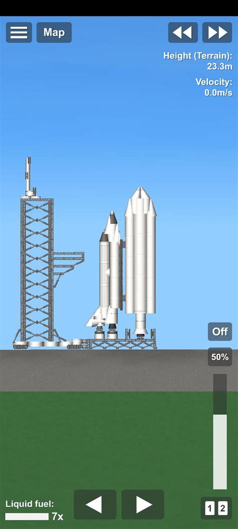 My improved Space Shuttle launch tower : r/SpaceflightSimulator