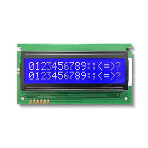 Monochrome 1602 LCD Display I2c Interface Stn White On Blue Background Character Module 1602