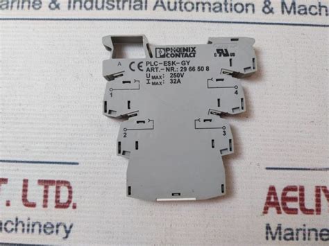 Phoenix Contact Plc Esk Gy Terminal Blocks Aeliya Marine