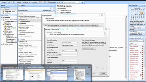 How To Set Up A POP3 IMAP4 Exchange Account YouTube