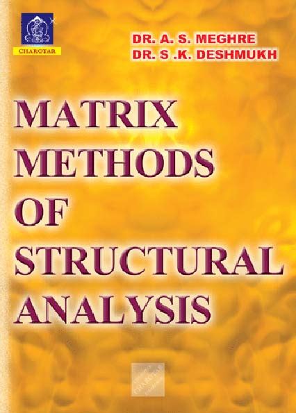 Matrix Methods Of Structural Analysis Book Color Four Color Jacket Cover At Best Price In Anand