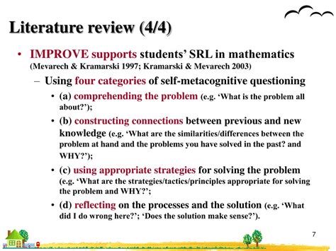 Ppt How Can Self Regulated Learning Be Supported In Mathematical E Learning Environments