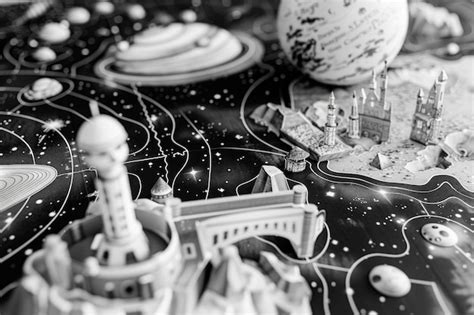 Detailed Model Of A Space Station Perfect For Science And Technology Concepts Premium Ai