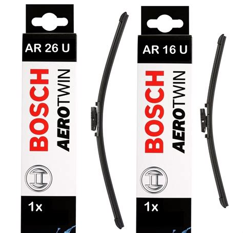 Bosch Front Windscreen Wiper Blades Aerotwin 650mm/26"+400mm/16 ...