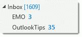 Tip 70 Unread Message Count Outlook Tips