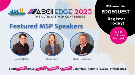 The Ascii Group Reserve Your Spot Today For The January 23 Ascii