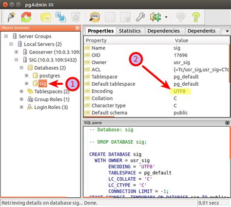 Postgis Db Manager In Qgis 20 Unicodedecodeerror Geographic