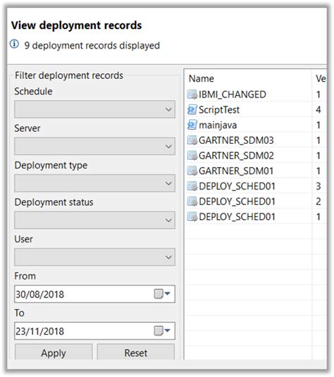Deployment Browse Function Help