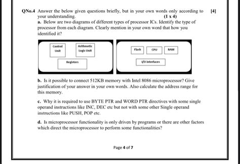 Solved Qno4 Answer The Below Given Questions Briefly But