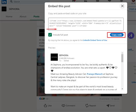 how to embed linkedin feed on website official apis 2025