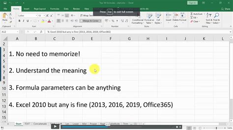 Excel Top 50 Microsoft Excel Formulas In 50 Minutes Institute Of Accountancy