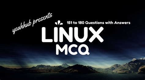 Linux Multiple Choice Questions MCQ To Questions With Explanation Yeah Hub
