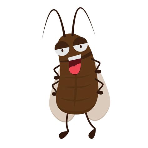 Cockroach Cartoon Vector Cockroach Character Design 15846074 Vector