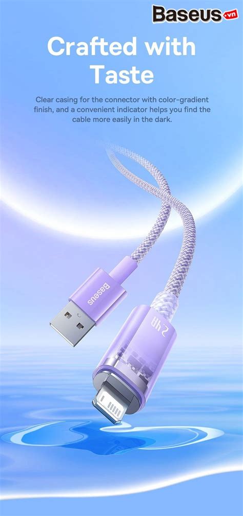 Cáp Sạc Nhanh Tự Ngắt Cho iPhone iPad Baseus Explorer Series Fast Char