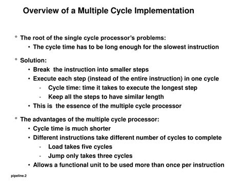 ppt 361 computer architecture lecture 12 designing a pipeline processor powerpoint