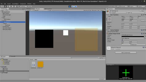 RenderTexture On RawImage Getting Started Unity Discussions