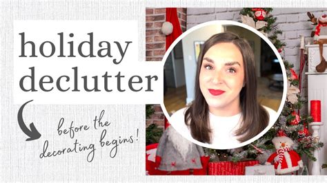 Holiday Declutter L Organize Before Your Decorate Vlogmas Youtube