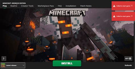 Minecraft Bedrock Edition Is Giving Me Errors While Trying To Install