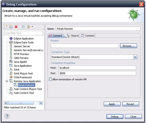 Where Is The Connect Tab Within Eclipse Stack Overflow